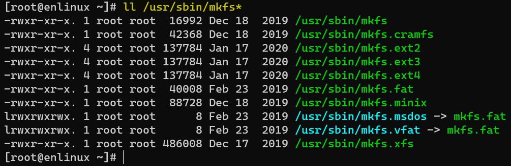 mkfs command examples and usages in Linux - Enlinux